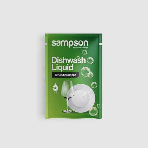 Sampson Dishwashing Liquid Sachets 300 per Carton | KempClean