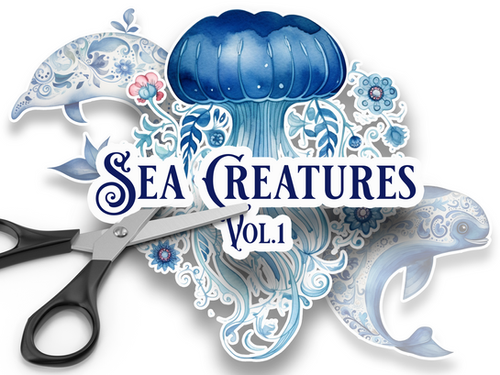 Sea Creature Clip Art Bundle | Loomer Arts