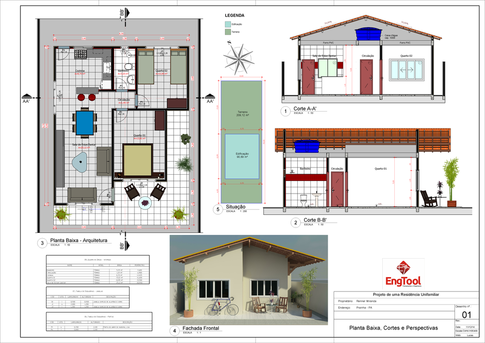 Projeto Arquitetônico Completo - Revit Architecture 2015