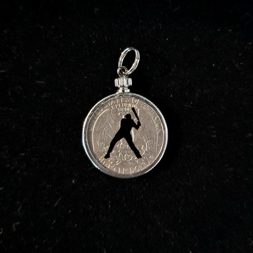Baseball player | Carved Coins