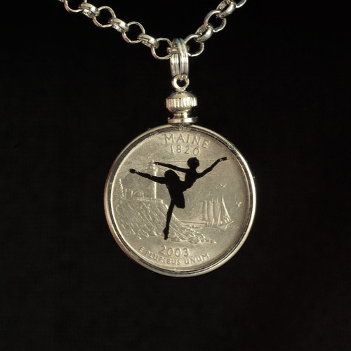 Ballerina 2 | Carved Coins