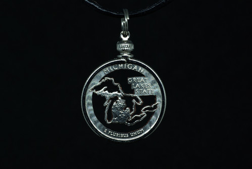 Great Lakes State - Michigan Quarter | Carved Coins