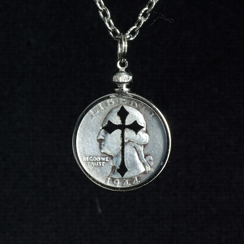 Cross #7 | Carved Coins