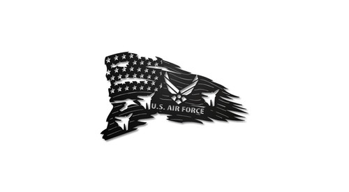 US Flag - Air Force Ornamental Sign 20x34 | Gunfighter Targets