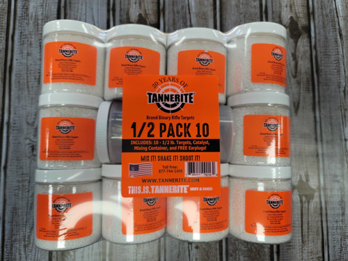TANNERITE Brick 1/2lb Target 10 Pack | Coastal Defense