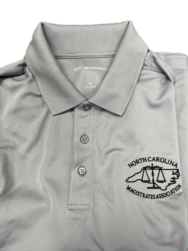 Port Authority Dry Zone Uv Micro-Mesh Polo-Light Gray | NC MAGISTRATES ...