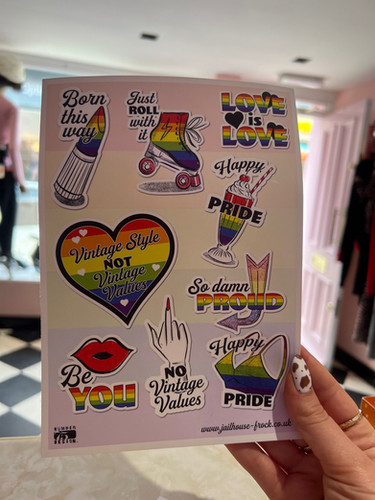 A5 Pride Sticker Sheet | Jailhouse Frock