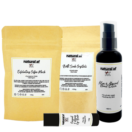 Relaxing Spa Self Care Kit | Natural AF Australia