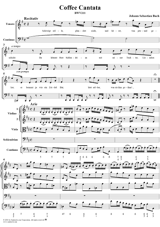 ¡UN CAFÉ PARA BACH! - CANTATA DEL CAFÉ de J. S. Bach - BWV 211