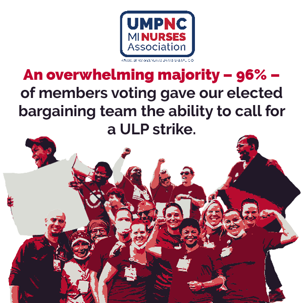 Results of ULP Work Stoppage Authorization Vote