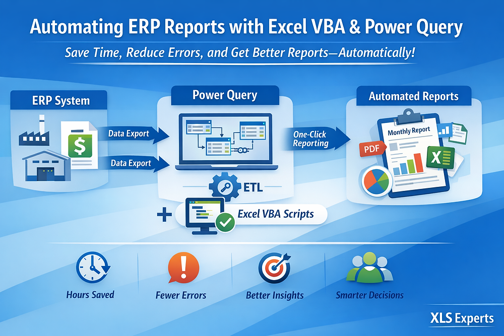Automating ERP Reports with Excel VBA and Power Query