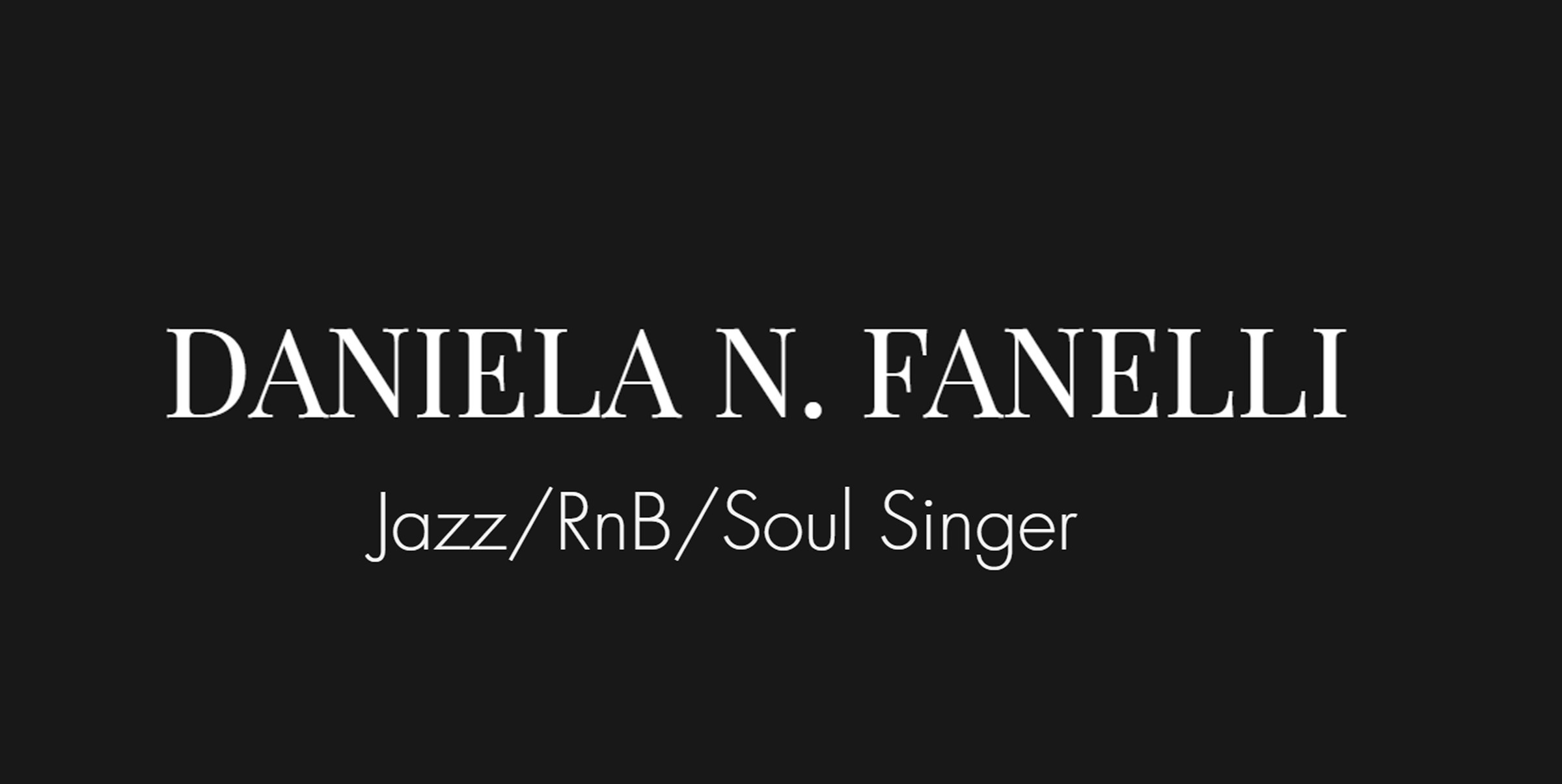 Daniela Noemi Fanelli | singer