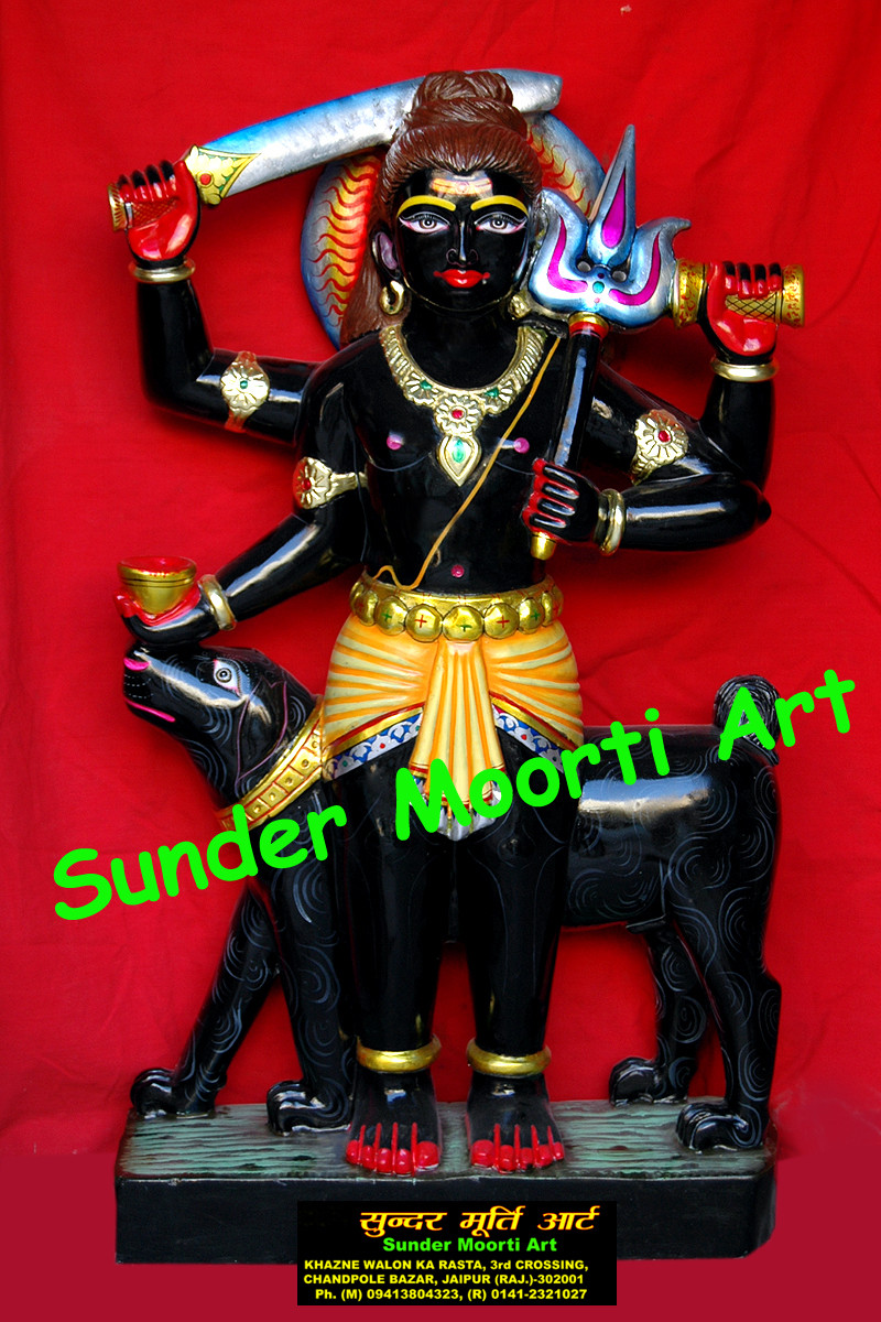 Marble Bhairava Statue | Sunder Moorti Art