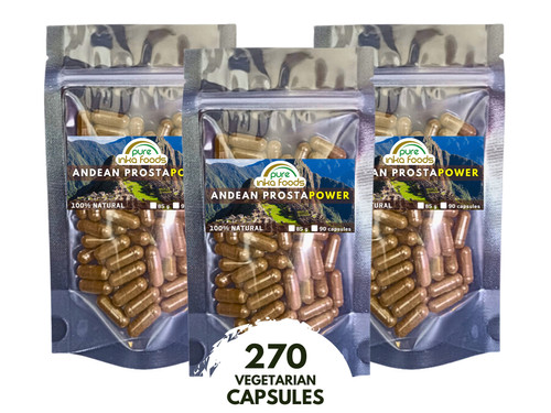 Mashua Capsules - 3-Pack, 500 mg, 90 Day Supply - 270 Vegetarian ...