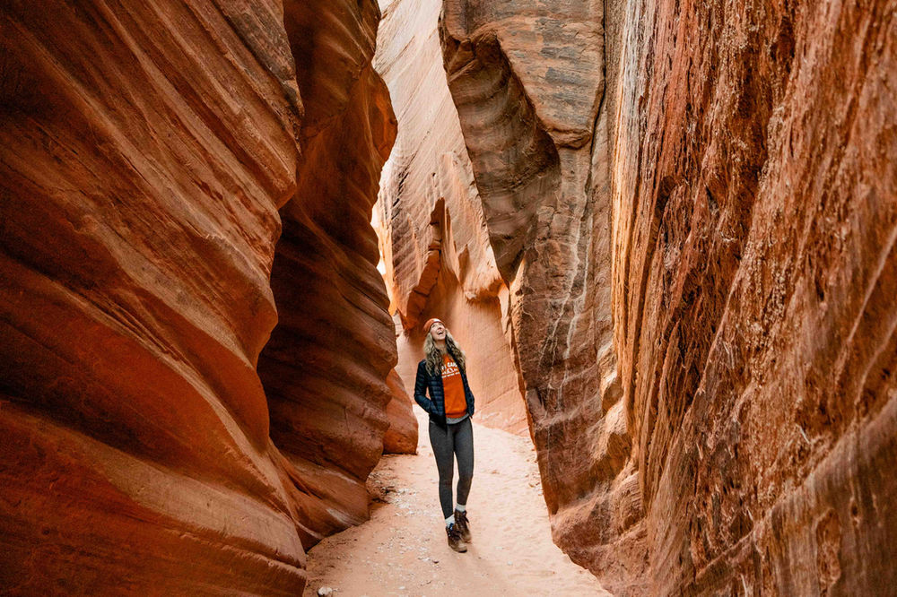 Hiking Wire Pass Trail - Outside of Kanab, UT