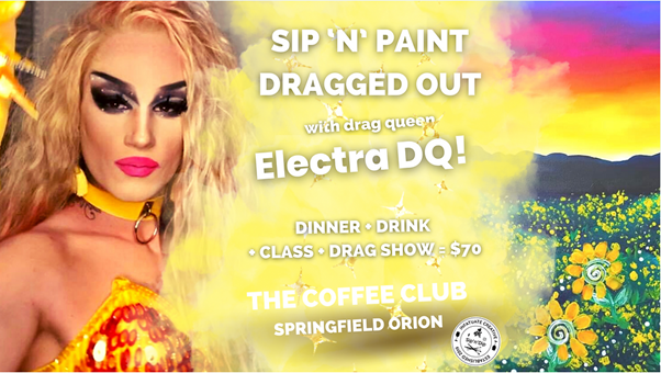 Springfield Orion - Sip ‘n’ Drag - Learn to paint ‘Sunflower Field ...