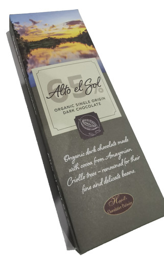 Alto El Sol Organic Single Origin 65% Dark Chocolate 100g | Heppells ...