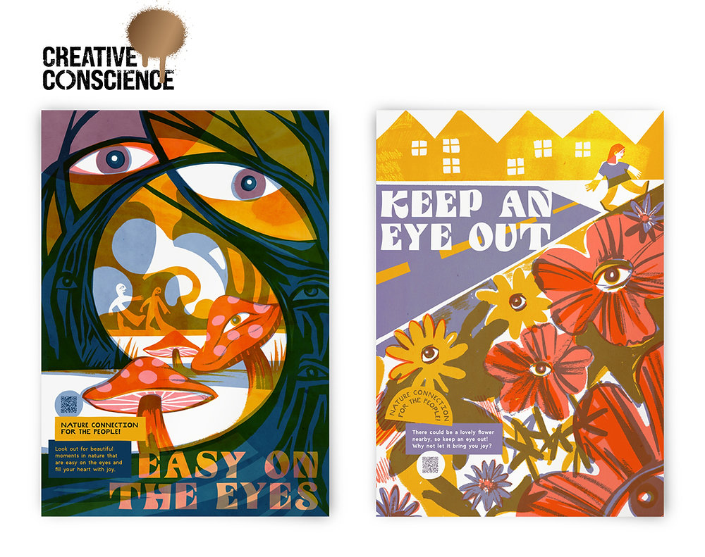 Award for nature connection posters