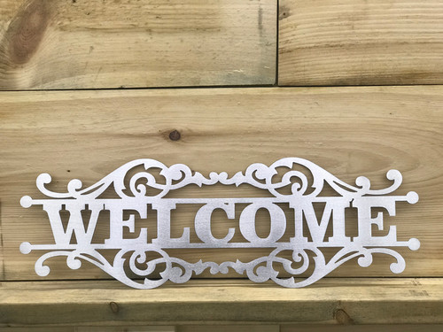 Welcome Sign (Raw Metal) | JCL Metals