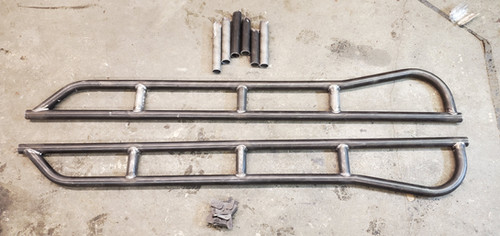 3rd gen 4runner rock sliders with kickout | Country Mile Offroad