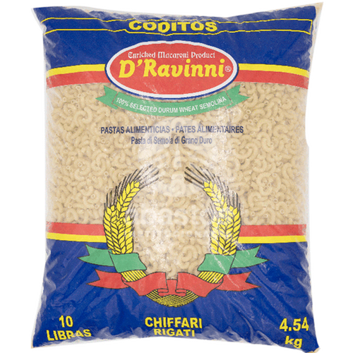 Coditos 10 lb D'Ravinni | abastos