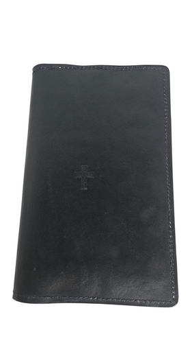 Black Leather Bible Book Cover | Michigan Custom Craftworks