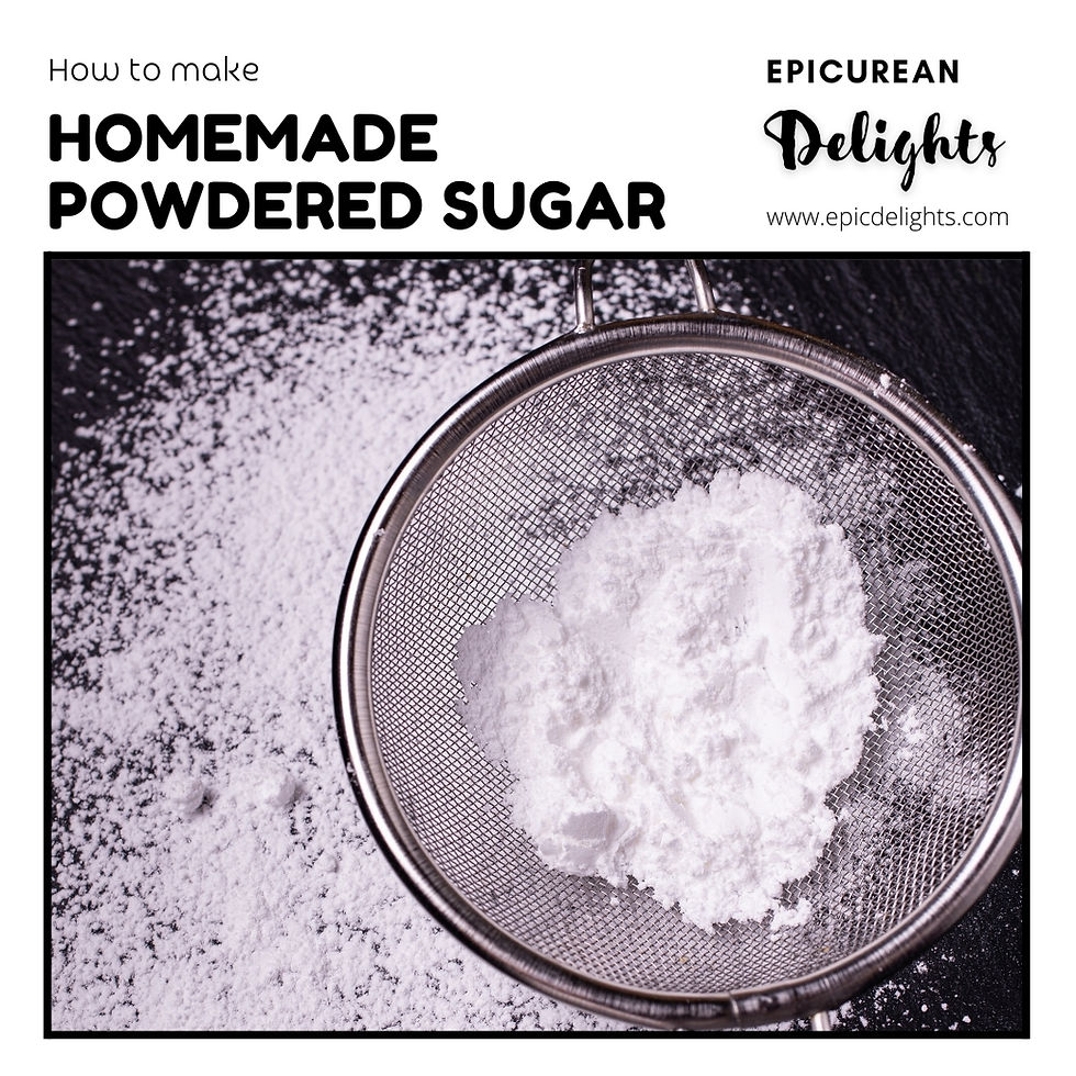 Easy Homemade Powdered Sugar: Quick DIY Recipe