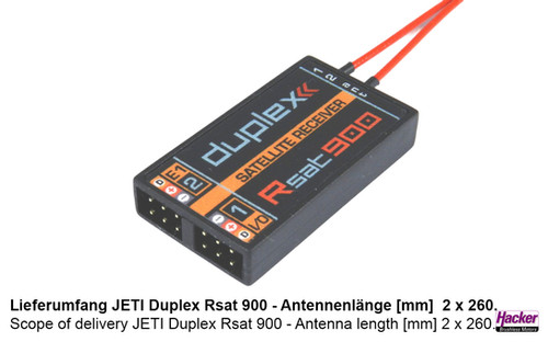 Jeti Duplex receiver Rsat 900 | Sky dream hobby