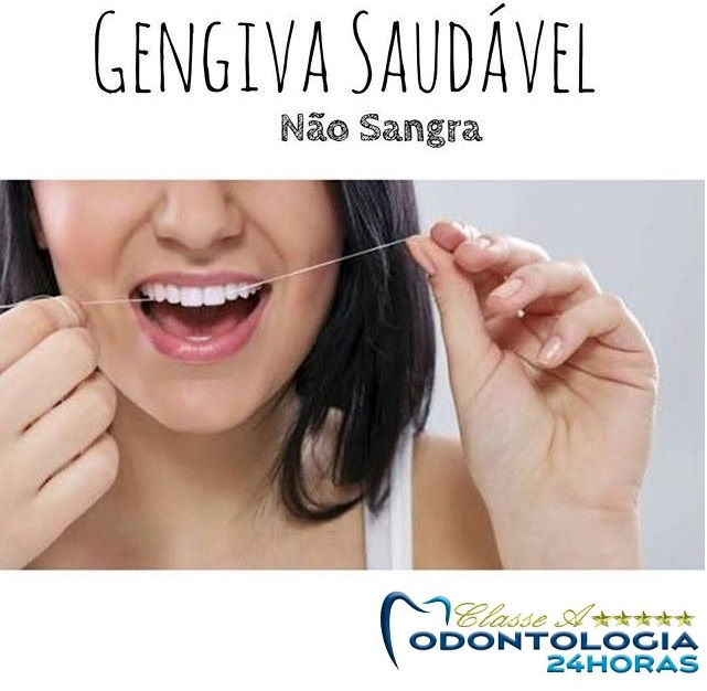 Gengiva Saudável NÃO sangra