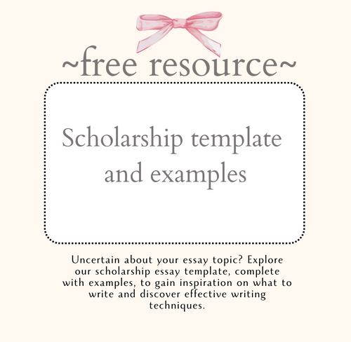 Scholarship Templates and Examples | goc