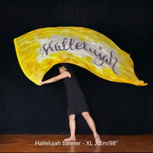 Hallelujah Banner - Hand Painted - Single Flag | Passionflag