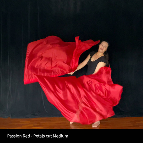 Passion Red Petals - Silk flag | Passionflag