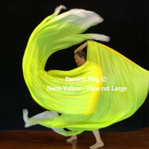 Neon Yellow fluorescent - Artisan Hand-Painted Flags | Passionflag