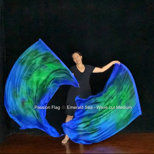Emerald Sea - Artisan Hand-Dyed Flags | Passionflag