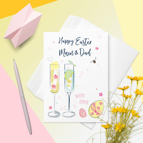 Easter Toast for Parents Card | Celebrate Your Parents with the 'Cheers ...