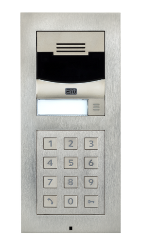 2N® IP VERSO - camera , Keypad , 1 x Button - Modular IP Intercom | Al ...