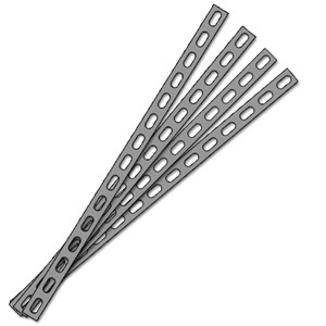 4x Roof Mounting Straps for 15/20 Tube Panel | Stoves And Solar