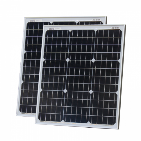 100W (50W+50W) solar panels with 2 x 5m cable | Stoves And Solar