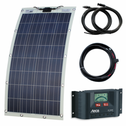 130W semi-flexible solar charging kit | Stoves And Solar