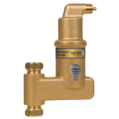 Spirovent Solar De-Aerator Vertical 22mm | Stoves And Solar