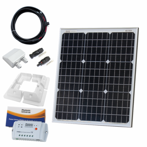 50W 12V solar charging kit with 10A controller | Stoves And Solar
