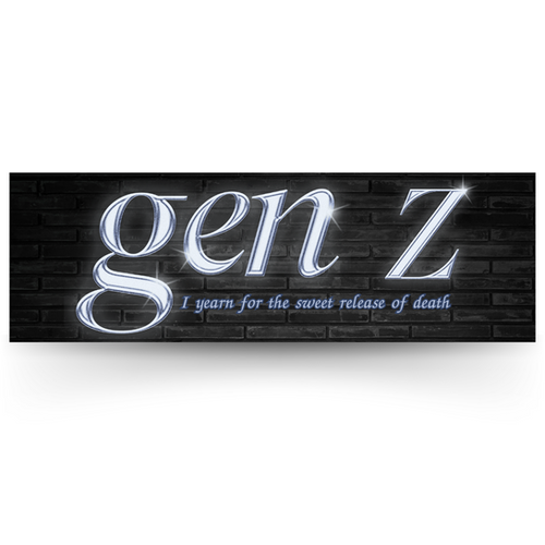 Gen Z Vinyl Bumper Sticker Magnet Decal | Philly FrogsI yearn for the ...