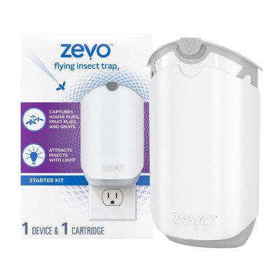 Zevo Flying Insect Fly Trap, Plug-In Base + 1 Cartridge | EveyTrueValue ...