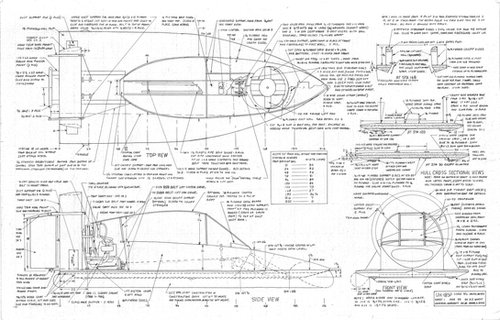 Hovercraft Plan Composite Collector Set | Windborne Studio