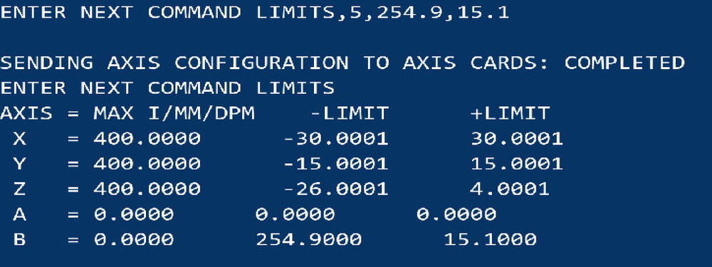 Set Custom Rotary and Tilt table position limits | Calmotion
