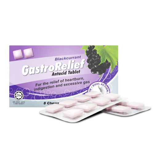 GASTRORELIEF ANTACID TABLET (BLACKCURRANT) | WINWA MEDICAL