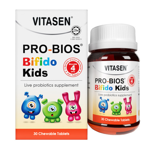 VITASEN PRO-BIOS BIFIDO KIDS CHEWABLE TABLET | WINWA MEDICAL