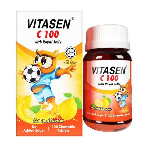 VITASEN C 100 WITH ROYAL JELLY CHEWABLE TABLET | WINWA MEDICAL