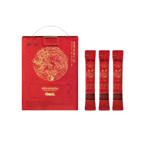 Red Ginseng Extract Gold Red Stick (100 packs) (Made in Korea) | Obee ...