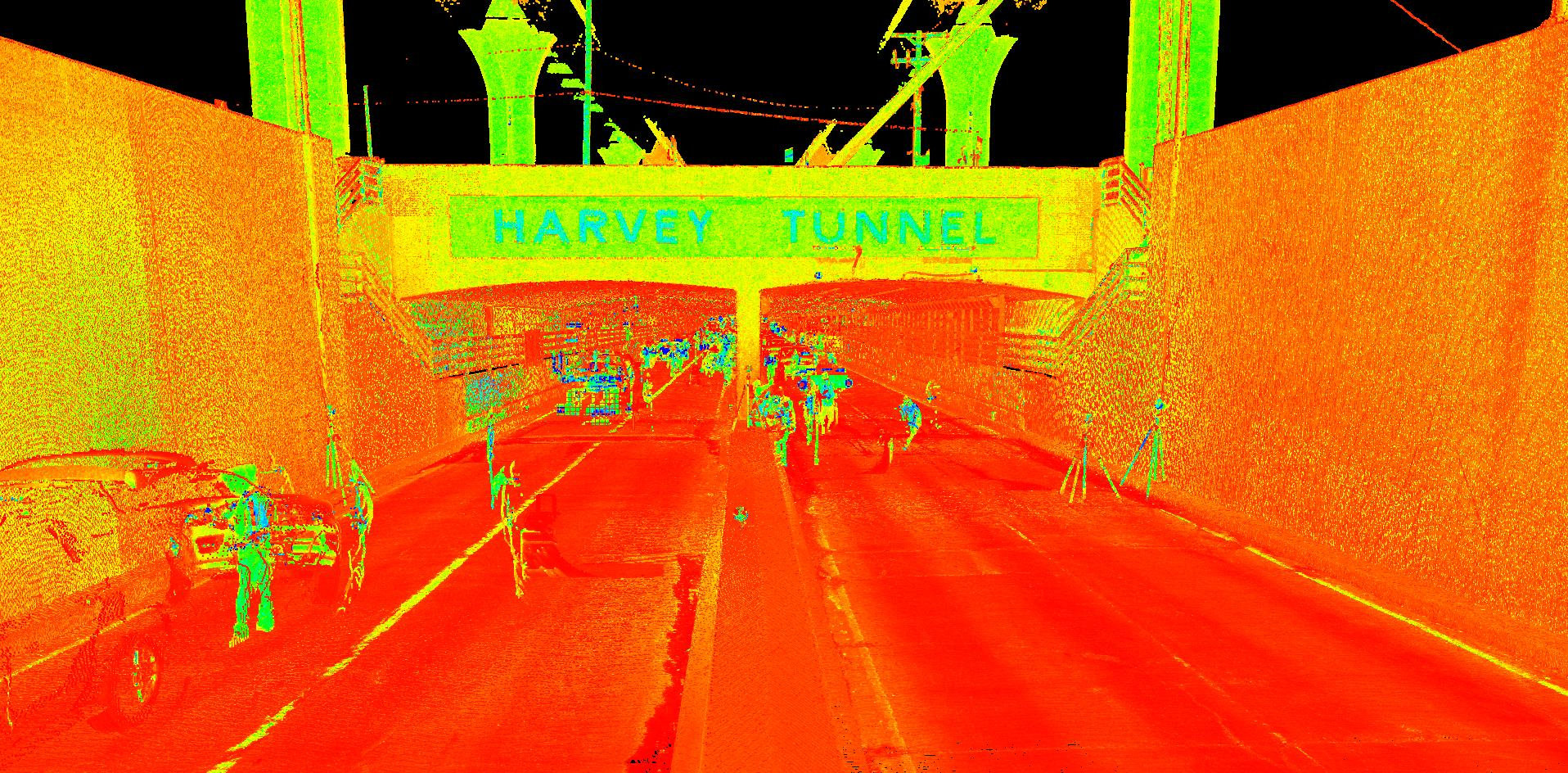 Laser Scanning of the Harvey Tunnel